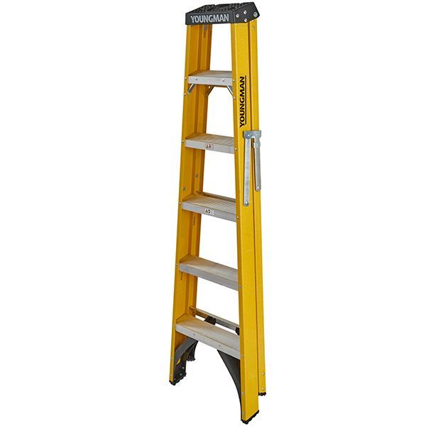 Youngman S400 Fibreglass Step Ladder 6 Tread | Building Supplies ...